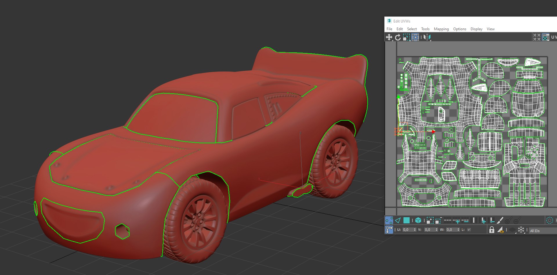 3D Car Lightning McQueen Model - TurboSquid 2454161