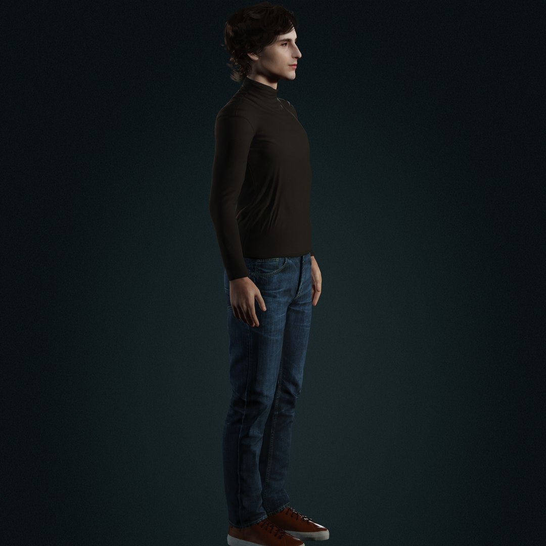 Timothee Chalamet 3d Model Low-poly 3D Model - TurboSquid 2283791