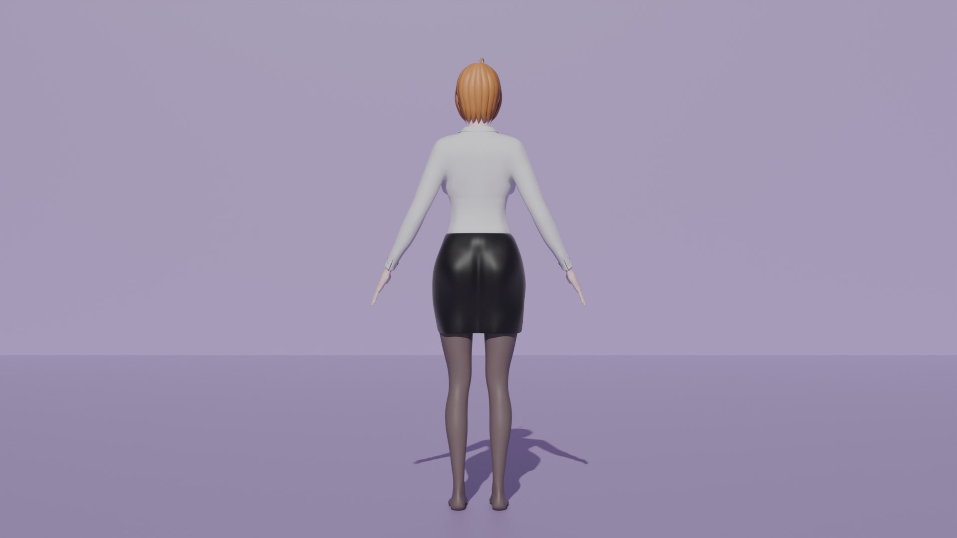 Cartoon Woman Rig And Model NaNa 3D Model - TurboSquid 2288795