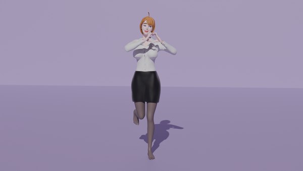 NaNa 만화 여자 3D 장비 및 모델 3D 모델 - TurboSquid 2288795