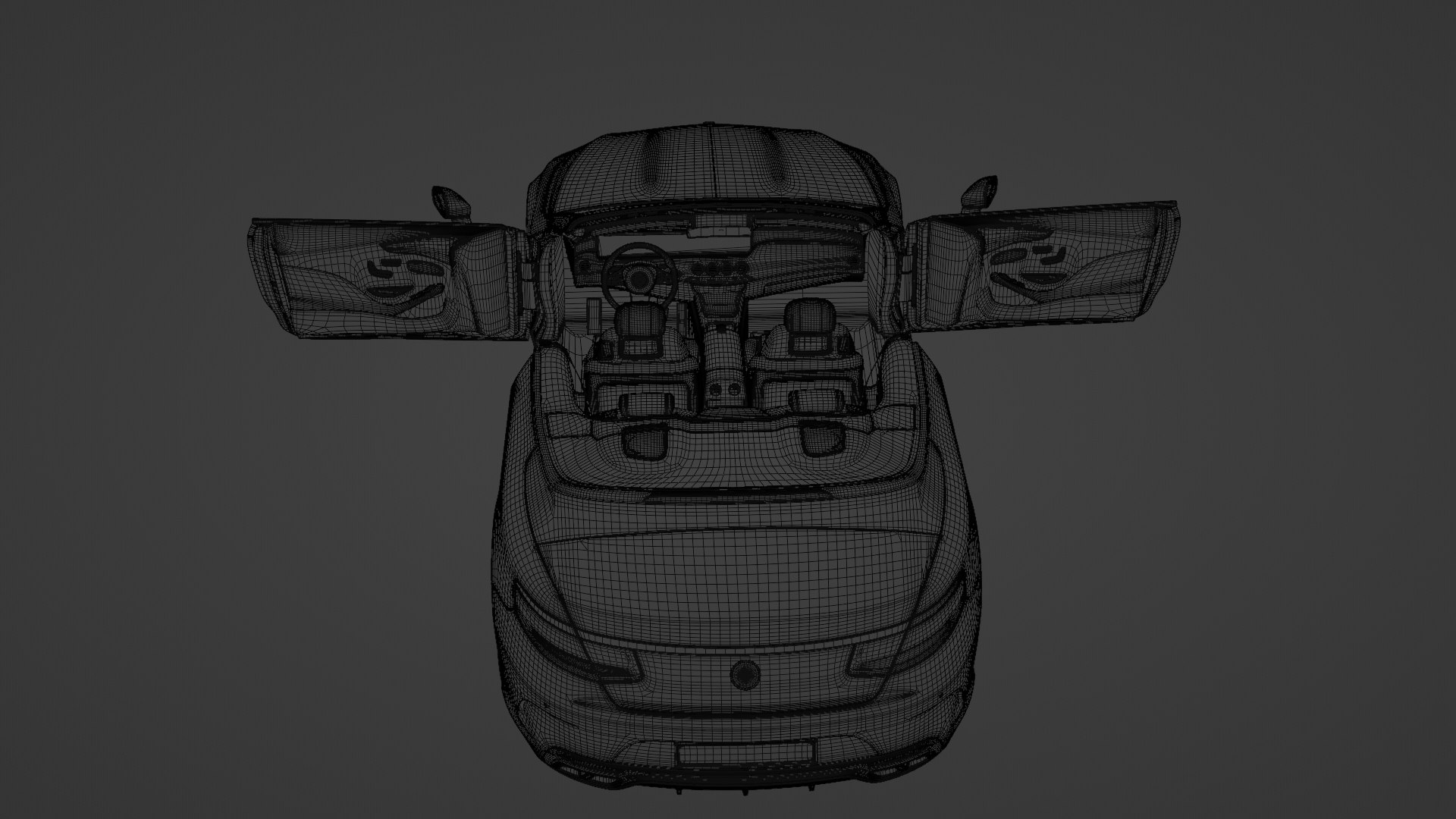 3D Model Convertible Car - TurboSquid 2260634