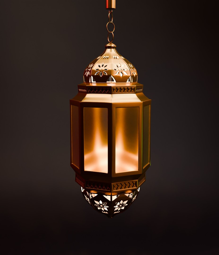 3D Arabic Lantern Model - TurboSquid 2205240