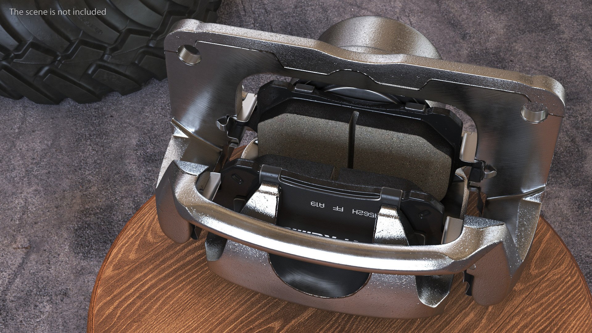 3D Model A-Premium Brake Caliper Pads - TurboSquid 2051000