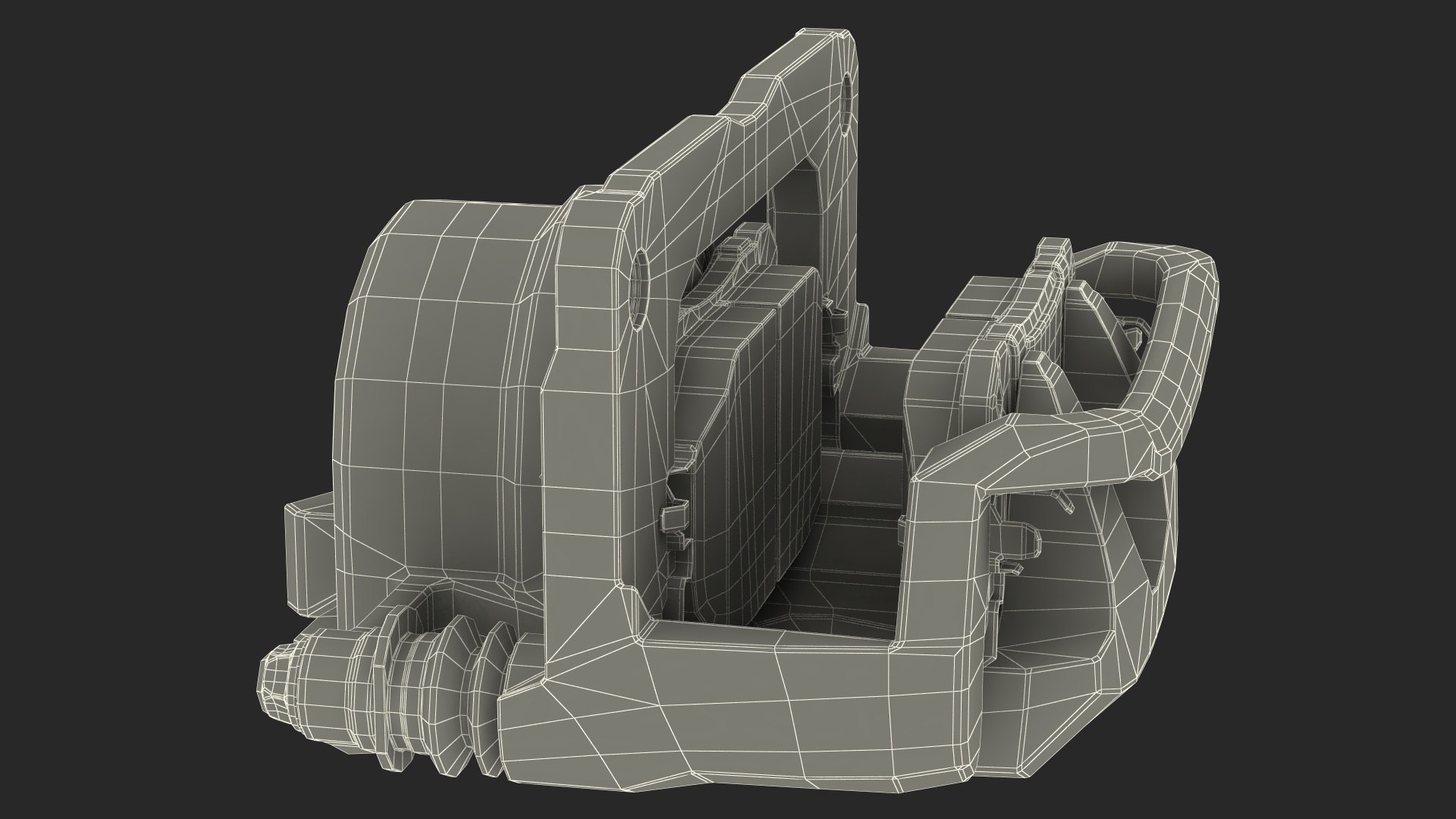 3D Model A-Premium Brake Caliper Pads - TurboSquid 2051000