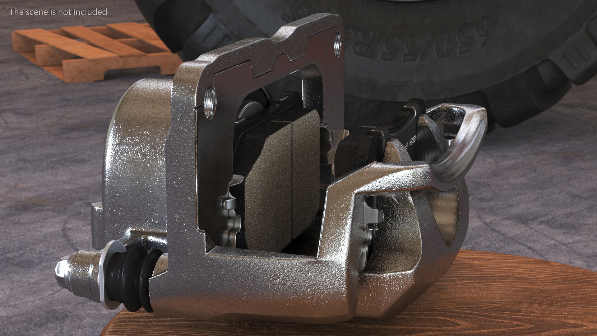 3D Model A-Premium Brake Caliper Pads - TurboSquid 2051000