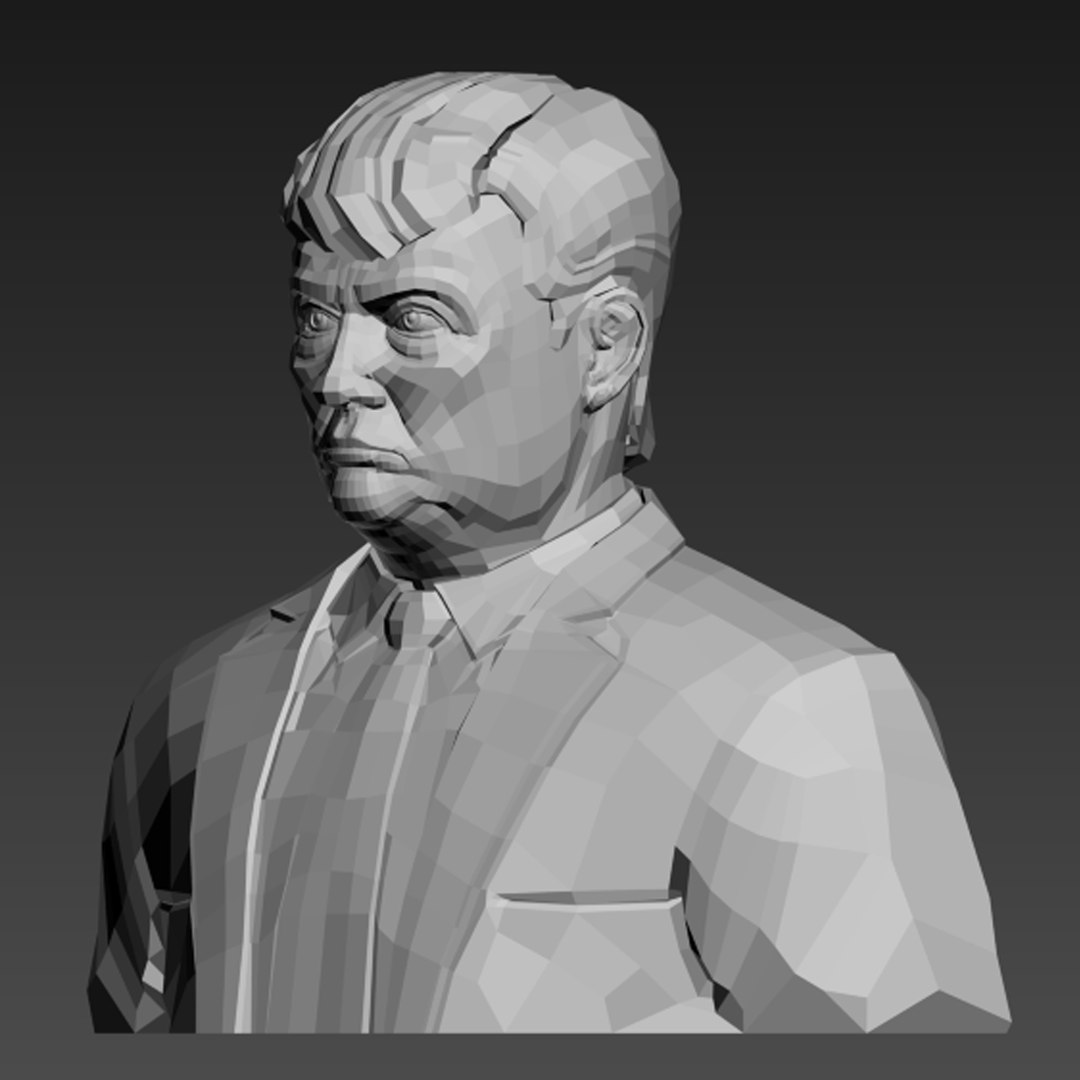 Donald Trump 3D Model - TurboSquid 1515372