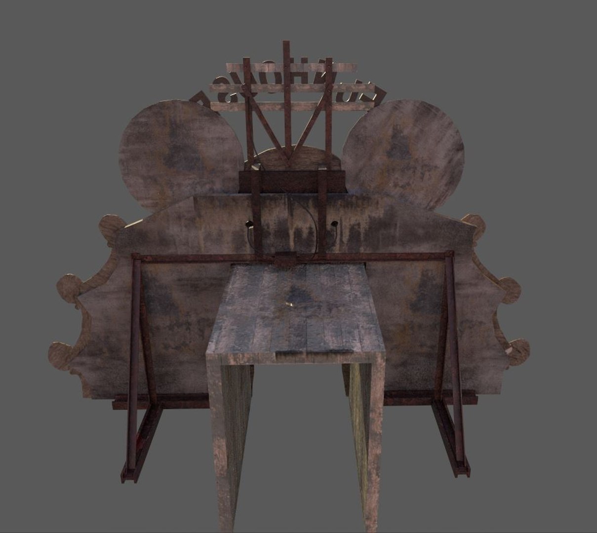 3D Model Old Funhouse Entrance - TurboSquid 1636486