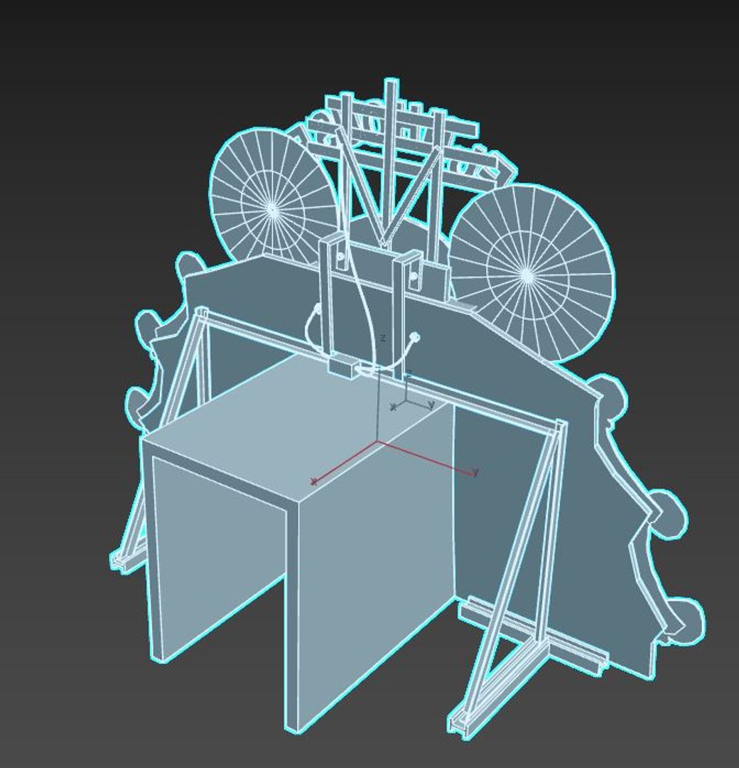 3D Model Old Funhouse Entrance - TurboSquid 1636486