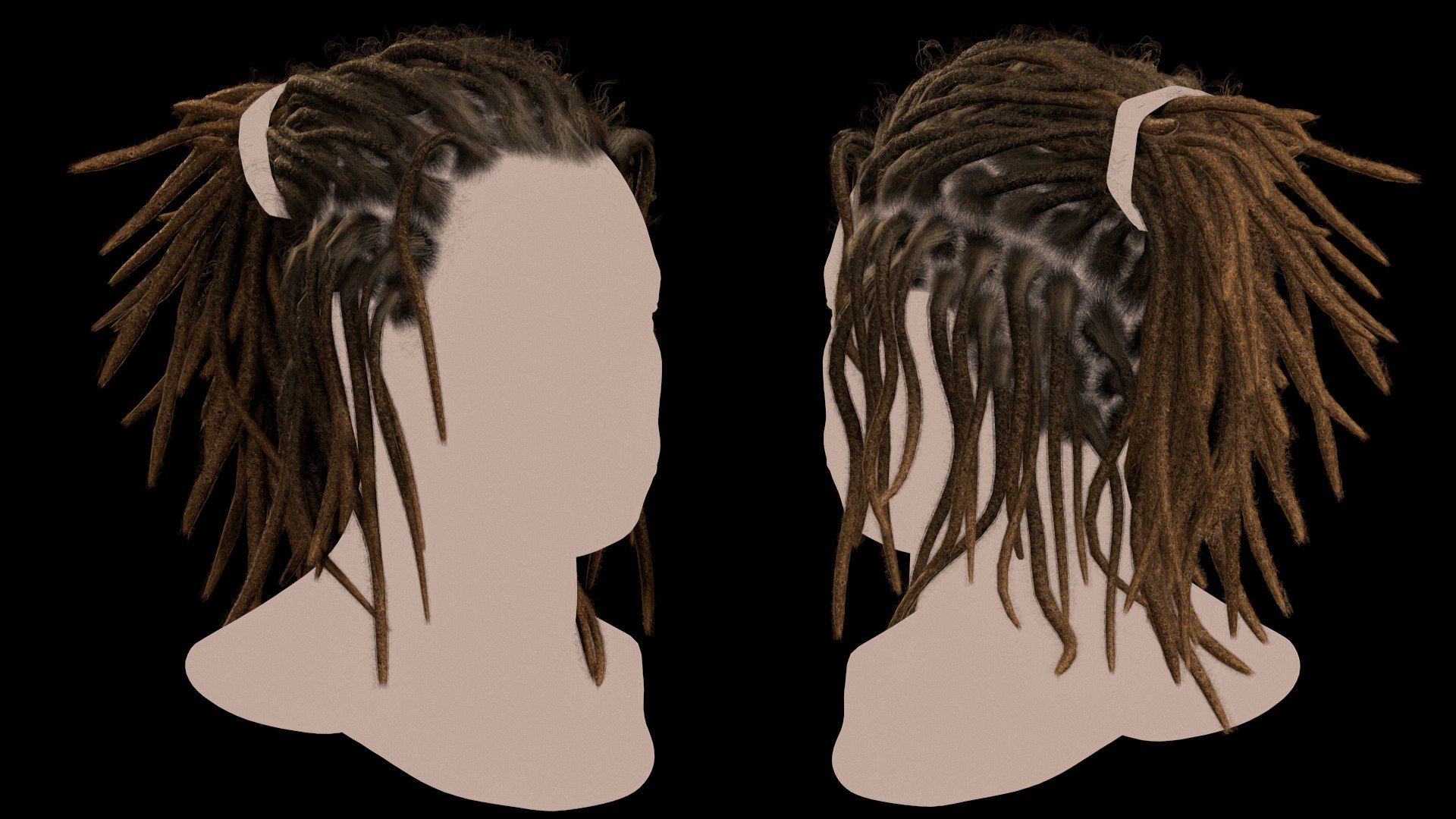 3D Dreadlocks 6 - TurboSquid 2030221