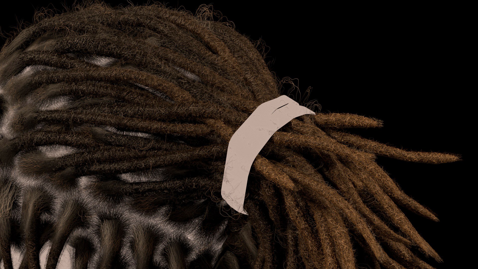 3D Dreadlocks 6 - TurboSquid 2030221