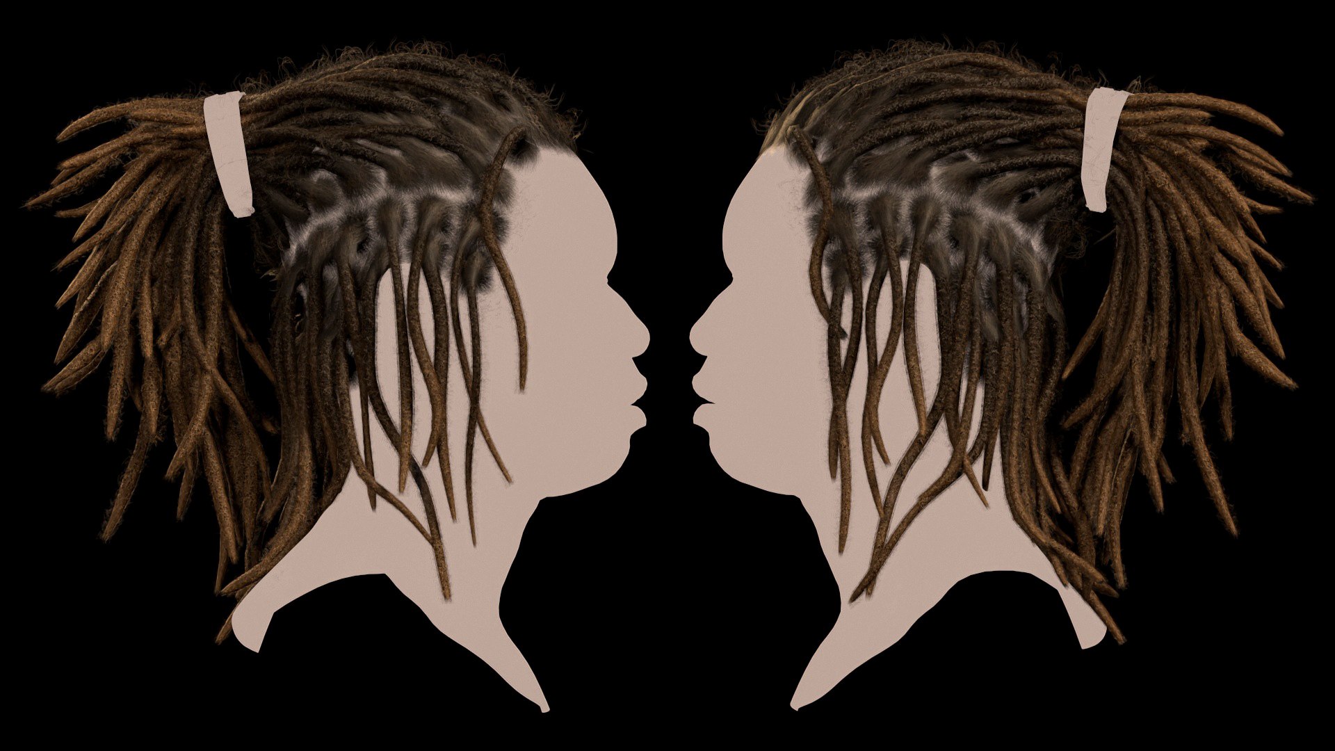 3D Dreadlocks 6 - TurboSquid 2030221