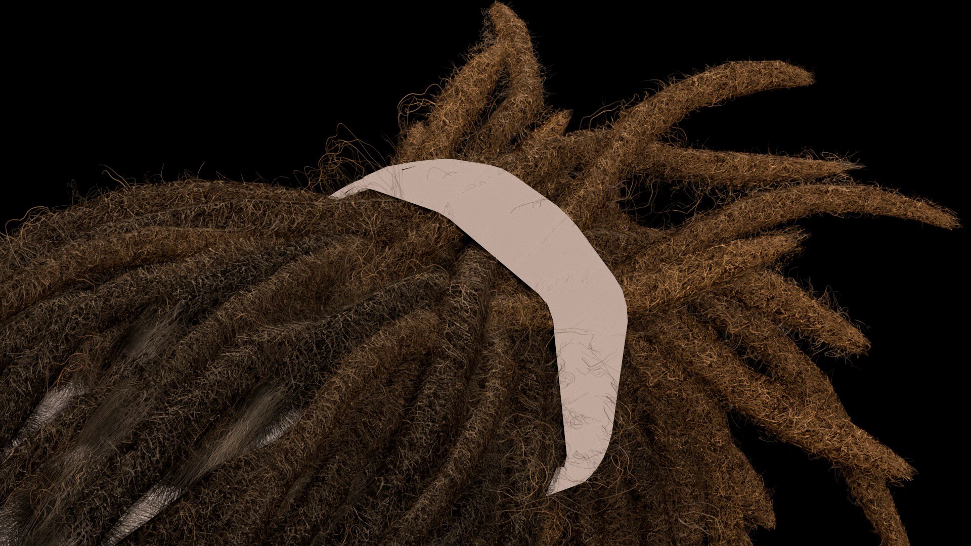 3D Dreadlocks 6 - TurboSquid 2030221