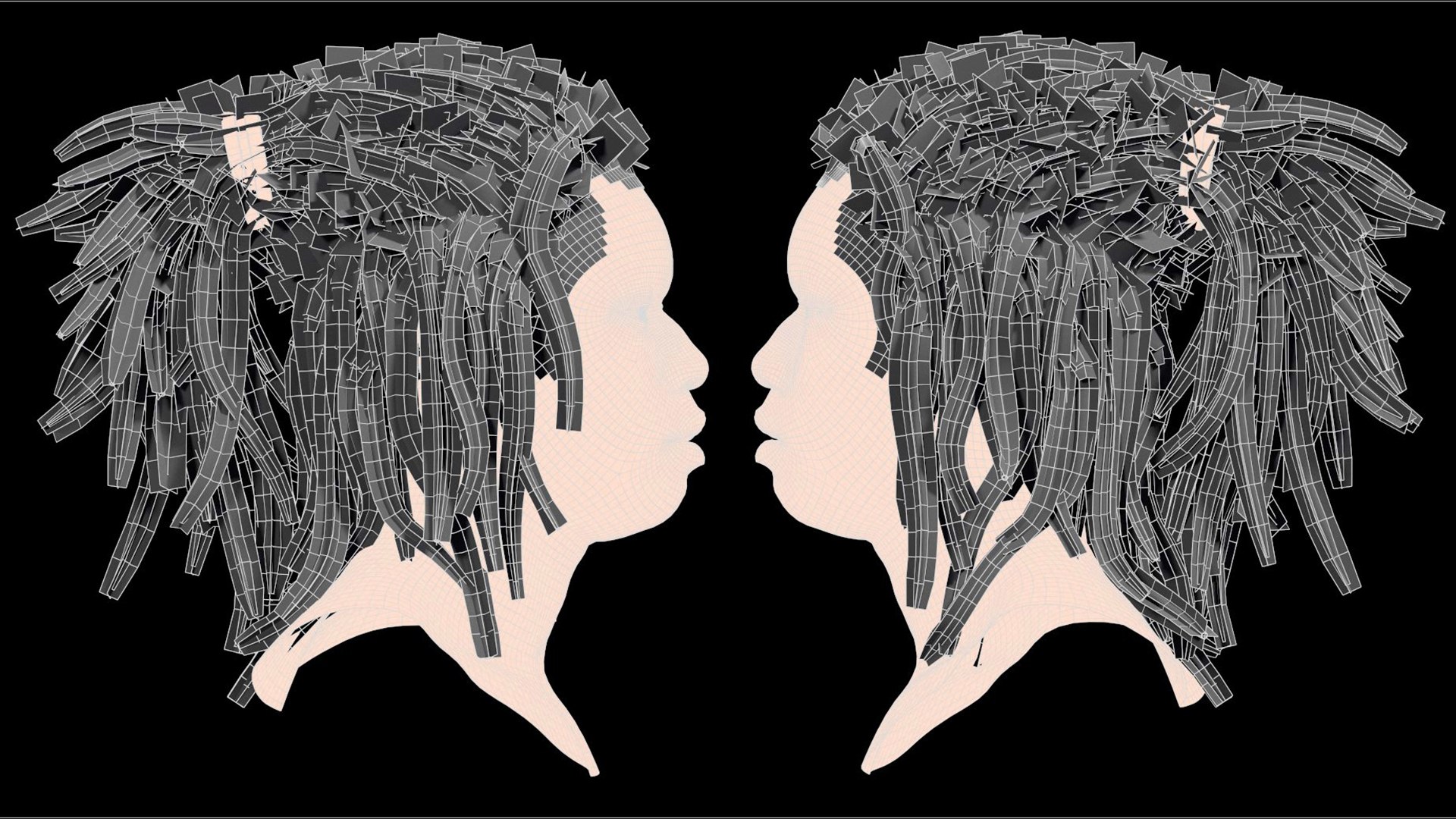 3D Dreadlocks 6 - TurboSquid 2030221