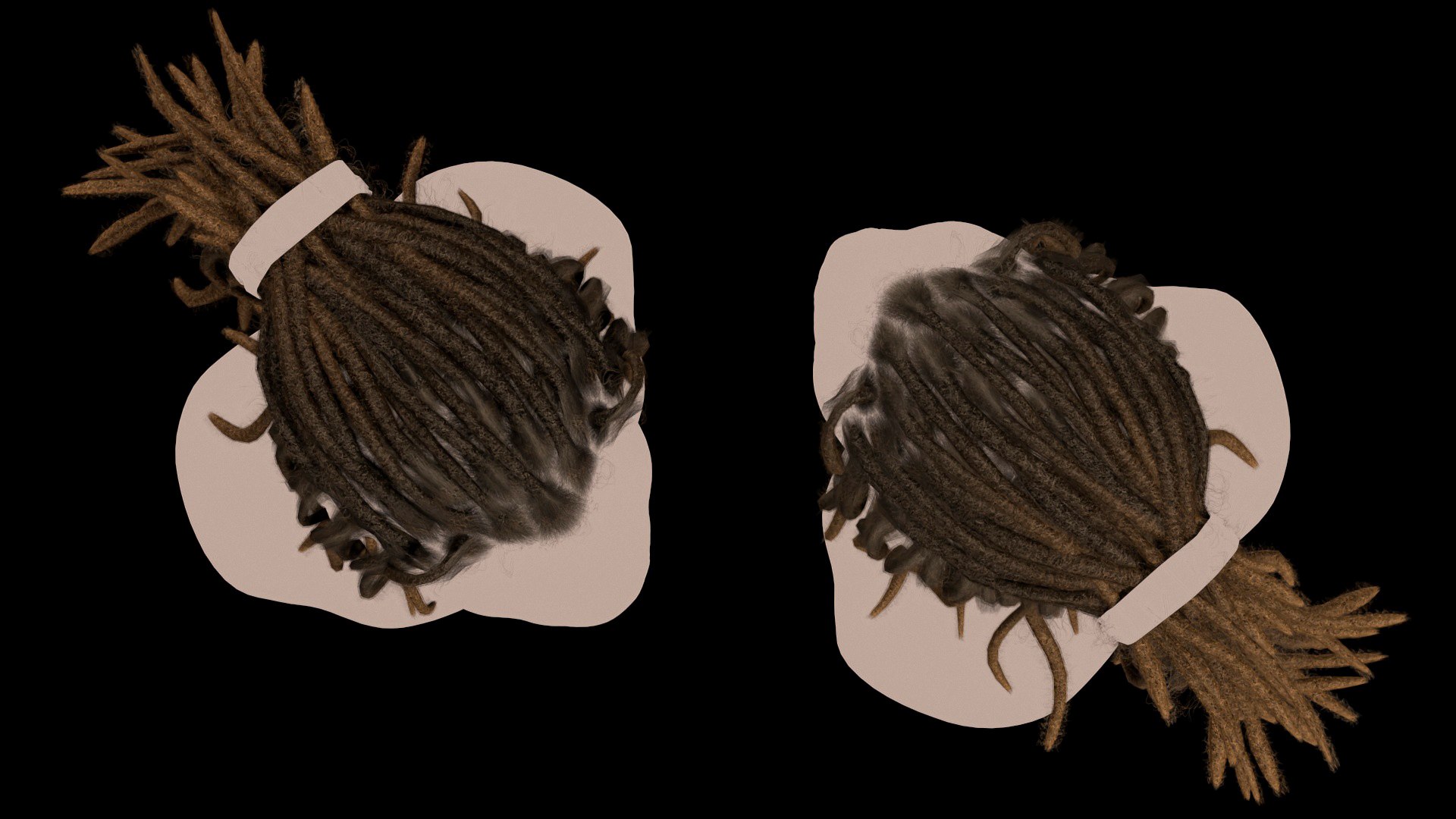 3D Dreadlocks 6 - TurboSquid 2030221
