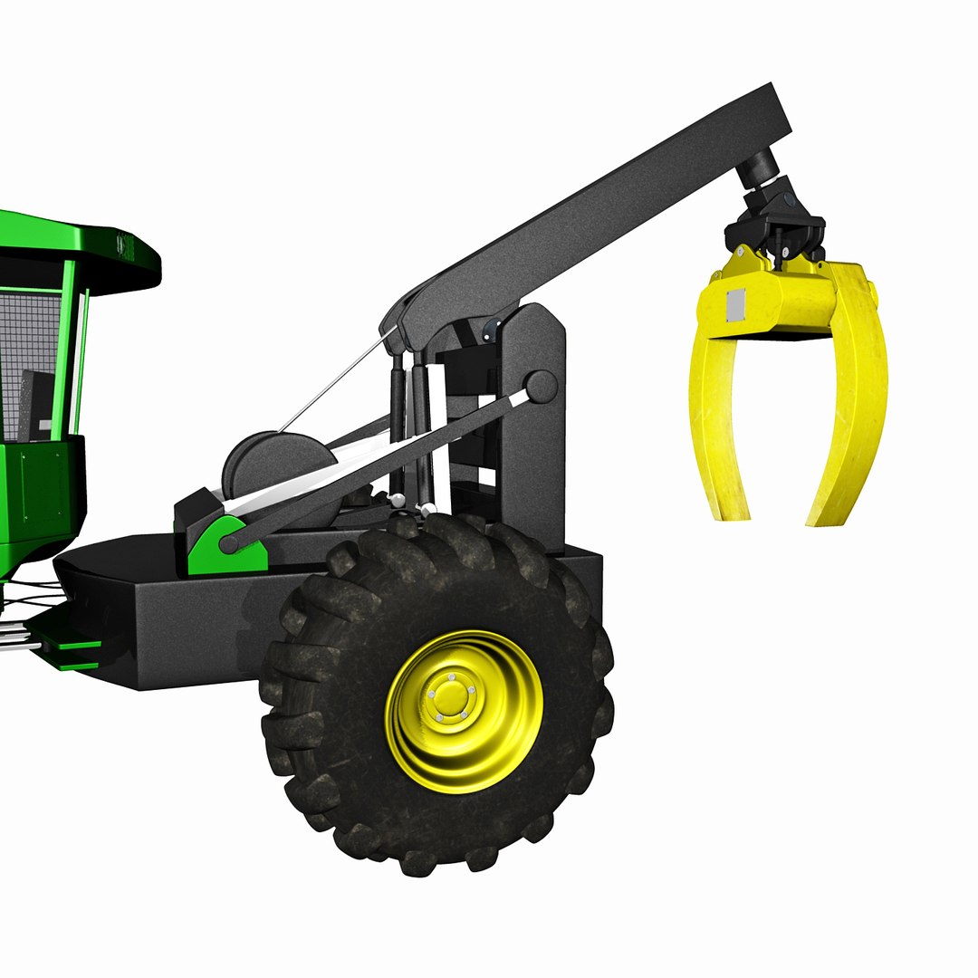 Forestry Skidder 3D - TurboSquid 1422974