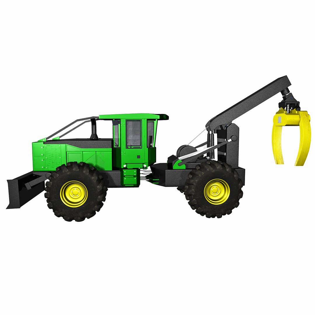 Forestry Skidder 3D - TurboSquid 1422974