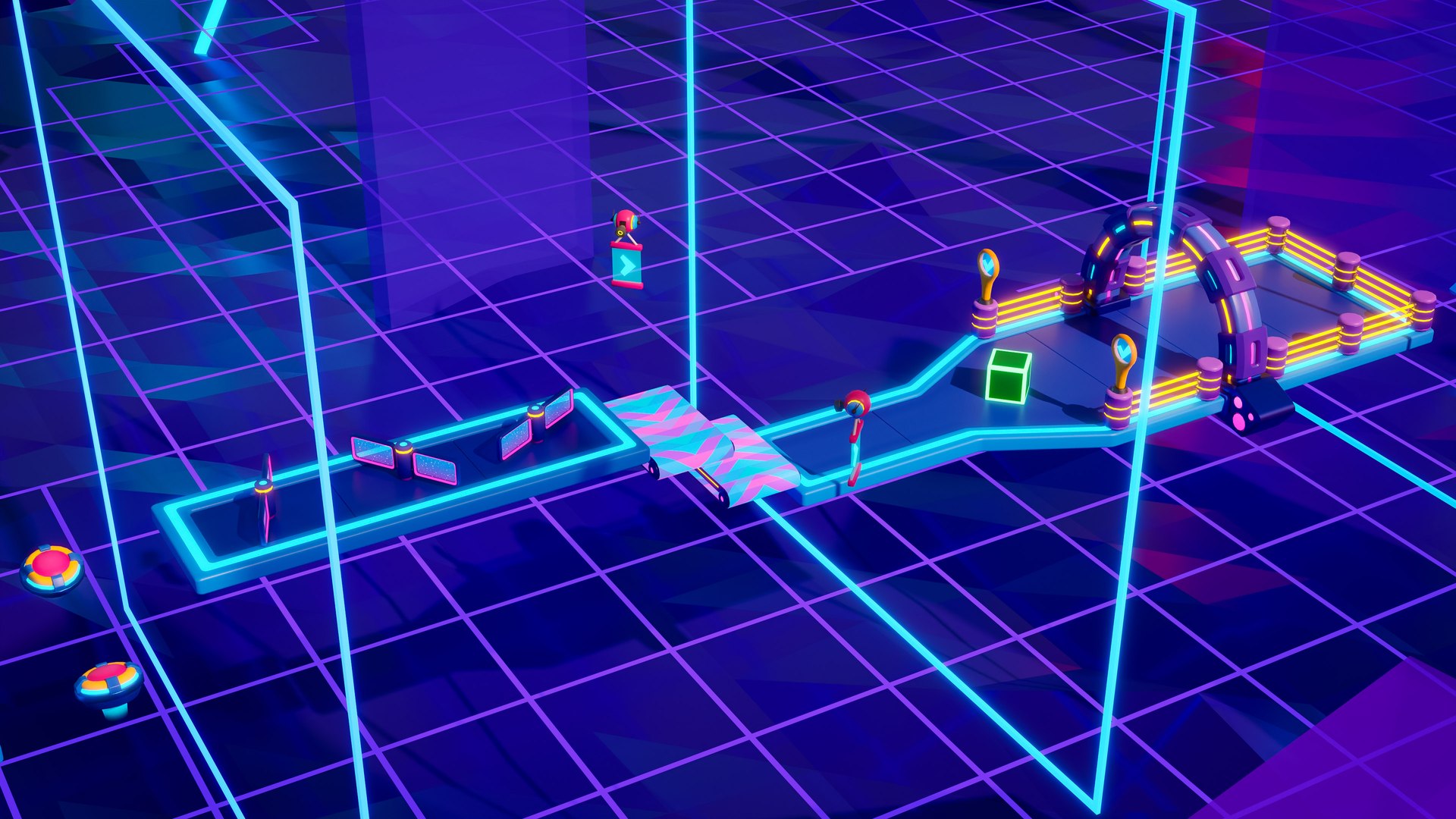 Platformer 10 Neon Model - TurboSquid 2300231