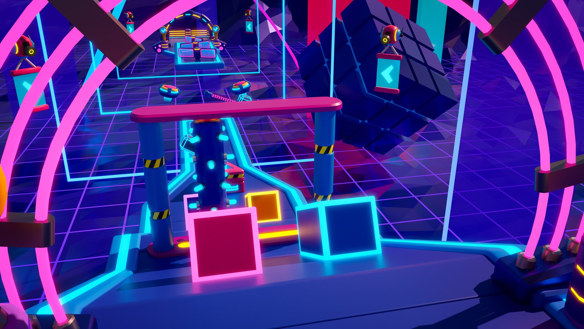 Platformer 10 Neon Model - TurboSquid 2300231