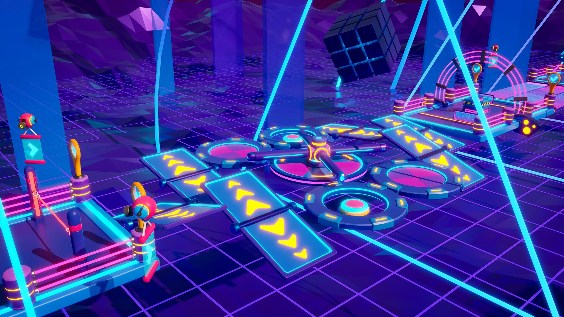 Platformer 10 Neon Model - TurboSquid 2300231