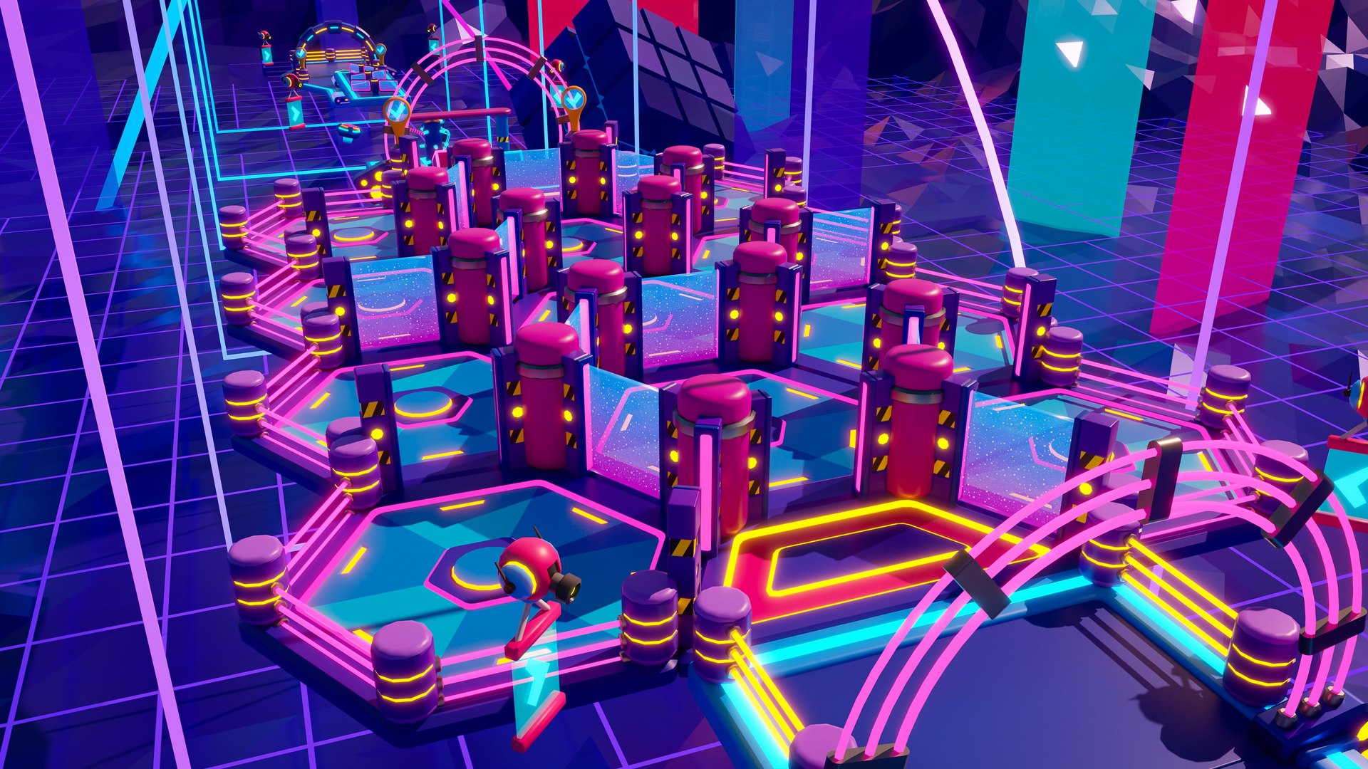 Platformer 10 Neon Model - TurboSquid 2300231