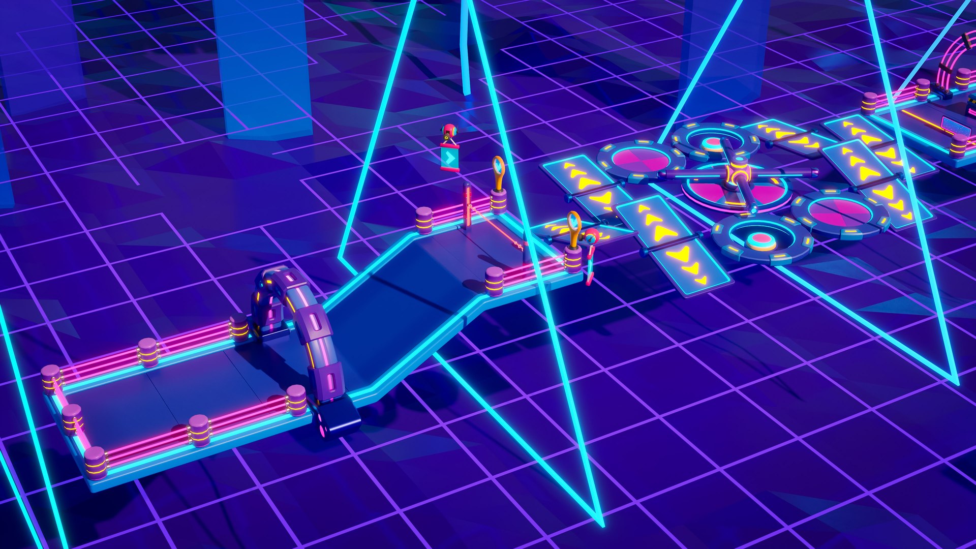 Platformer 10 Neon Model - TurboSquid 2300231