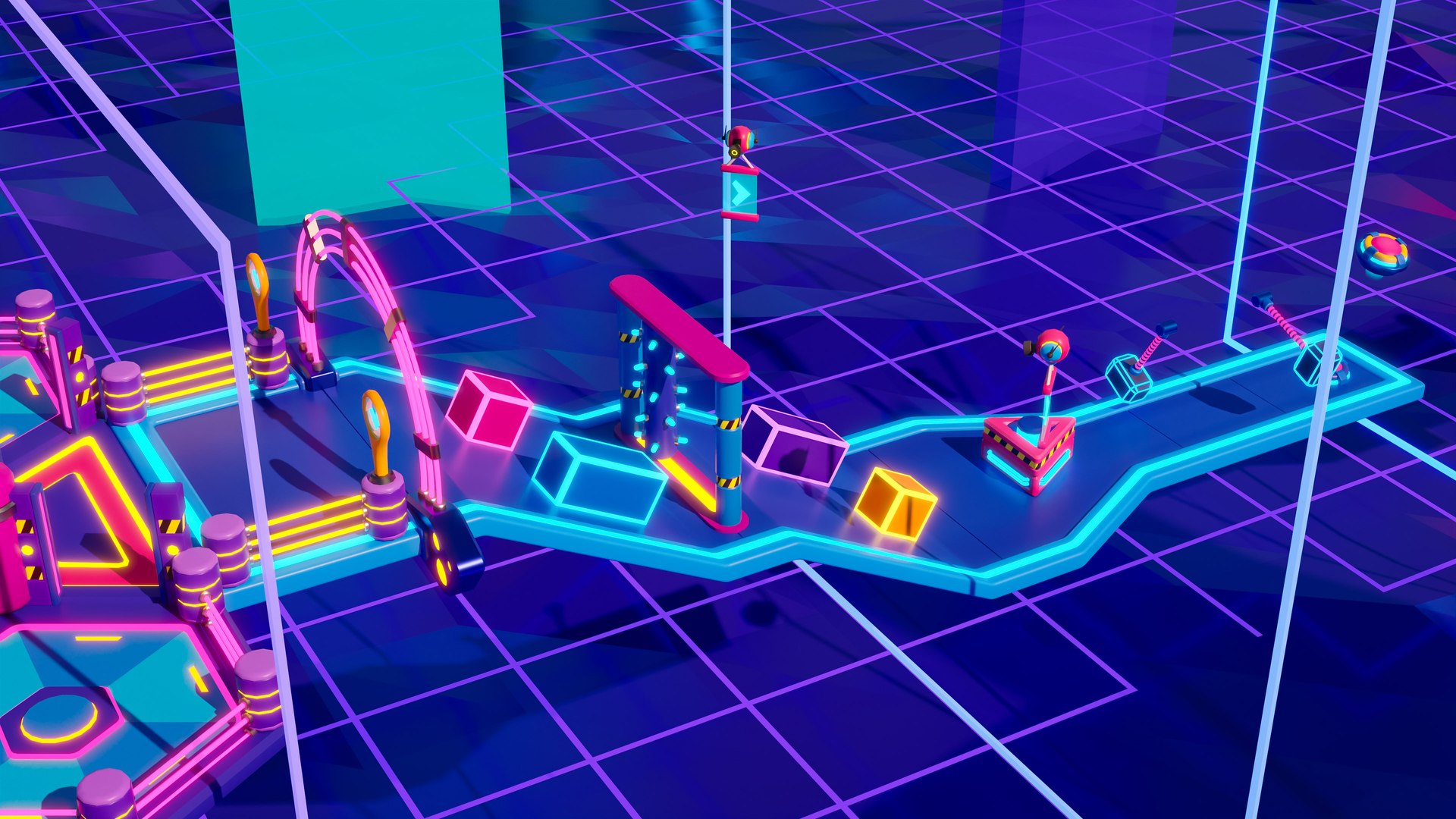 Platformer 10 Neon Model - TurboSquid 2300231
