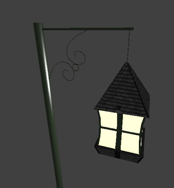 free street light 3d model