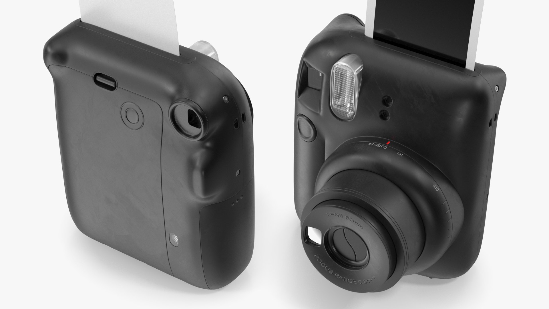 Modern Instant Print Camera with Photo 3D model - TurboSquid 2099483