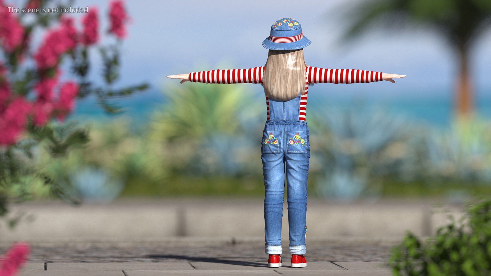 3D Street Style Baby Girl Rigged For Maya - TurboSquid 2095540