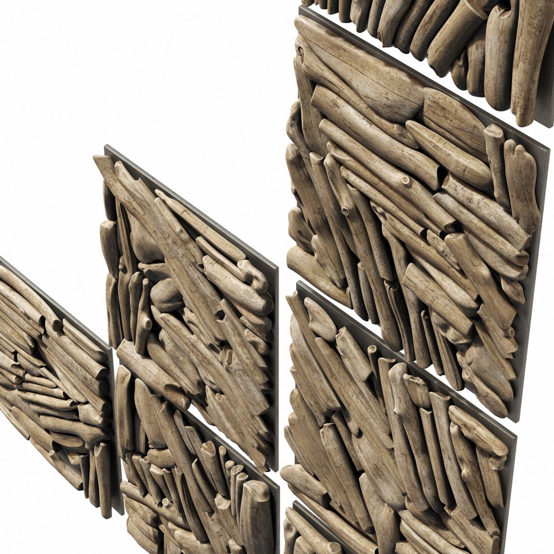 3D Rectangle Panel Branch Splinter N1 - TurboSquid 1720559