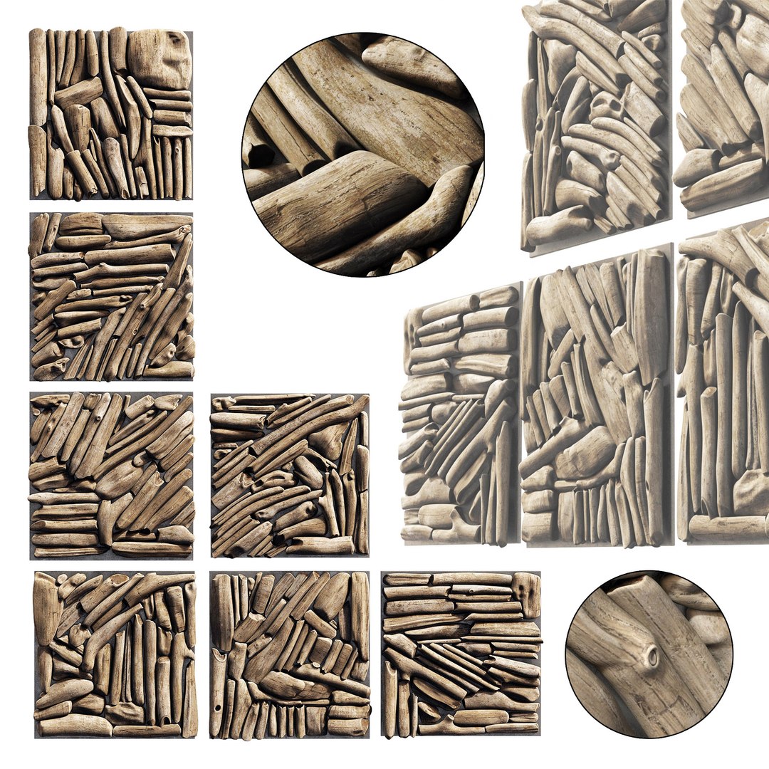 3D Rectangle Panel Branch Splinter N1 - TurboSquid 1720559