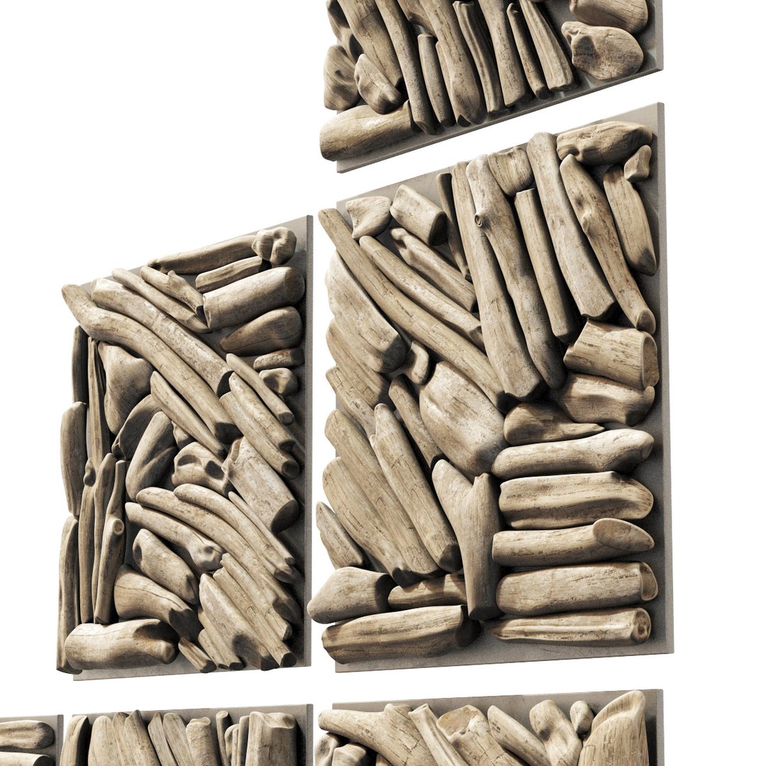 3D Rectangle Panel Branch Splinter N1 - TurboSquid 1720559