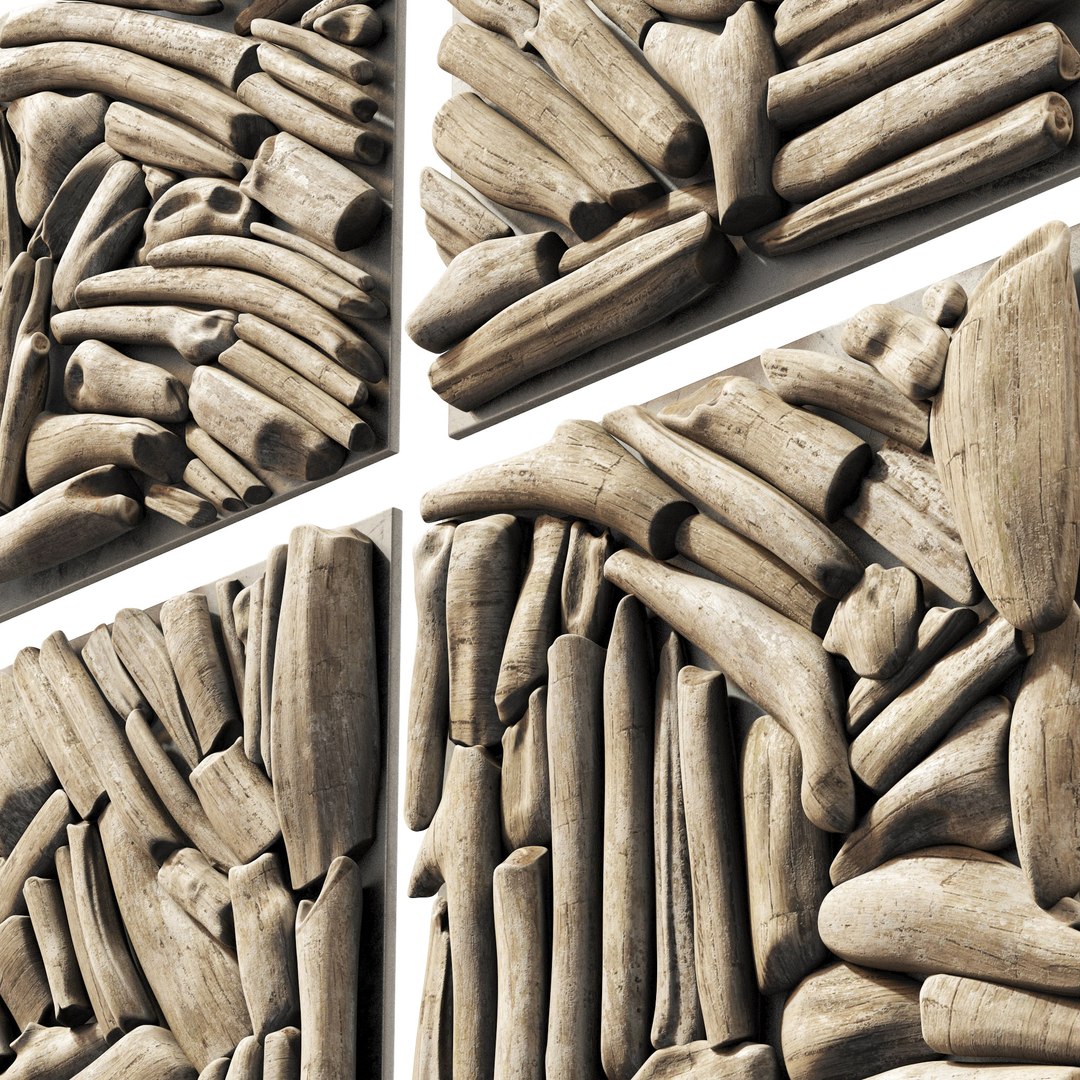 3D Rectangle Panel Branch Splinter N1 - TurboSquid 1720559