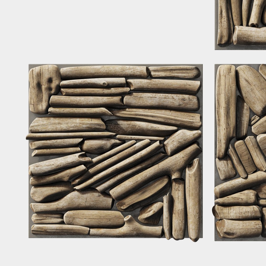 3D Rectangle Panel Branch Splinter N1 - TurboSquid 1720559