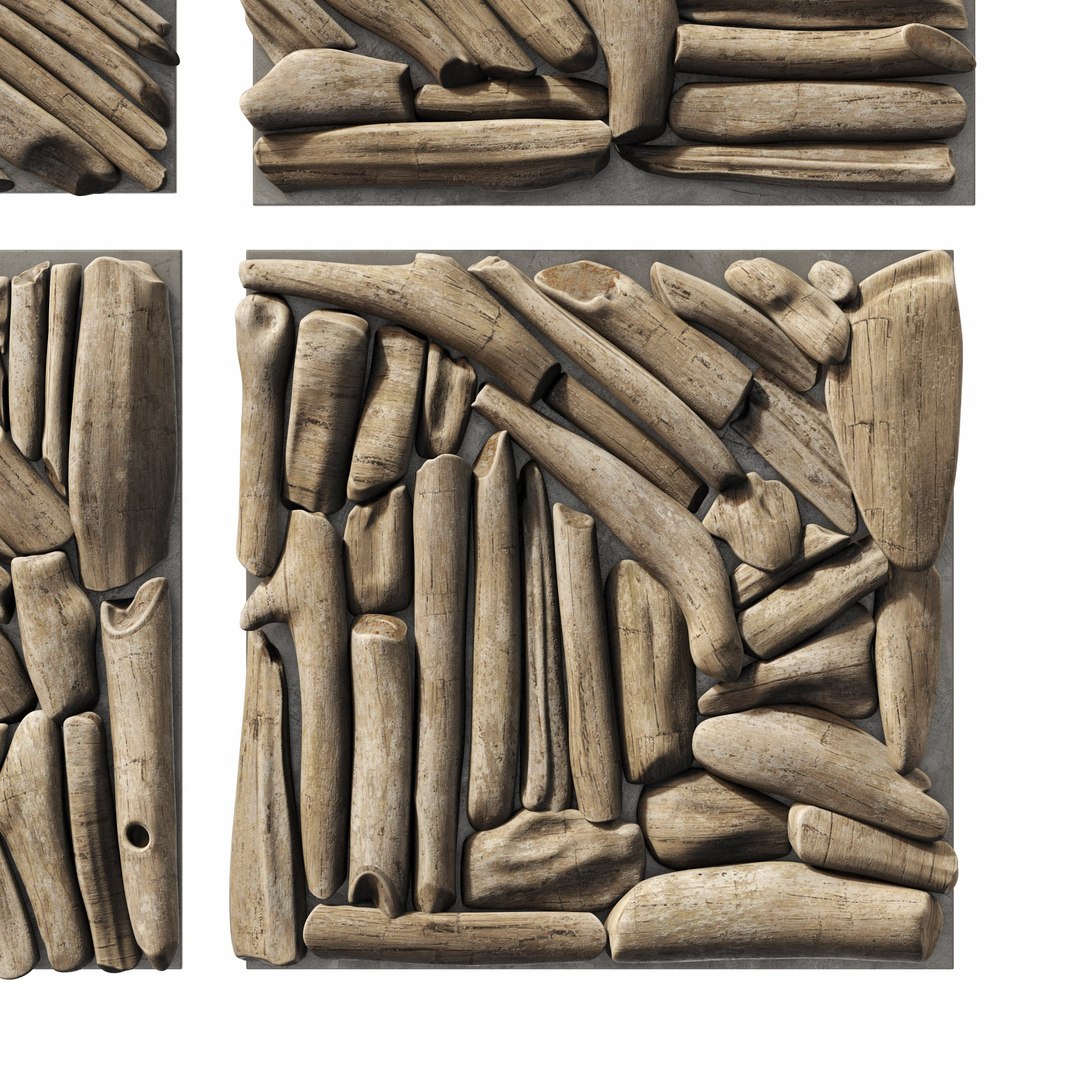 3D Rectangle Panel Branch Splinter N1 - TurboSquid 1720559