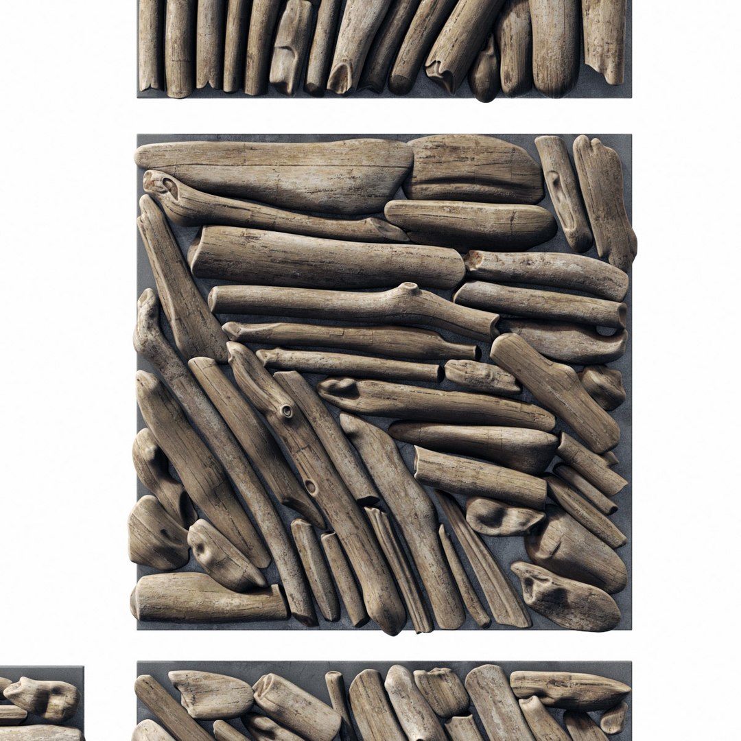 3D Rectangle Panel Branch Splinter N1 - TurboSquid 1720559