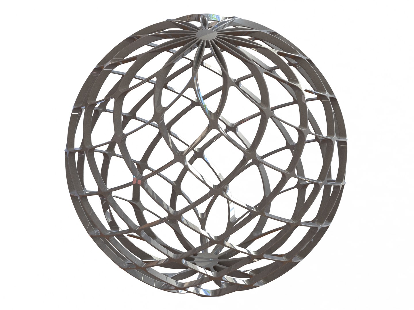 3D Wireframe Shape Geo Complex Twisted Sphere - TurboSquid 2183602