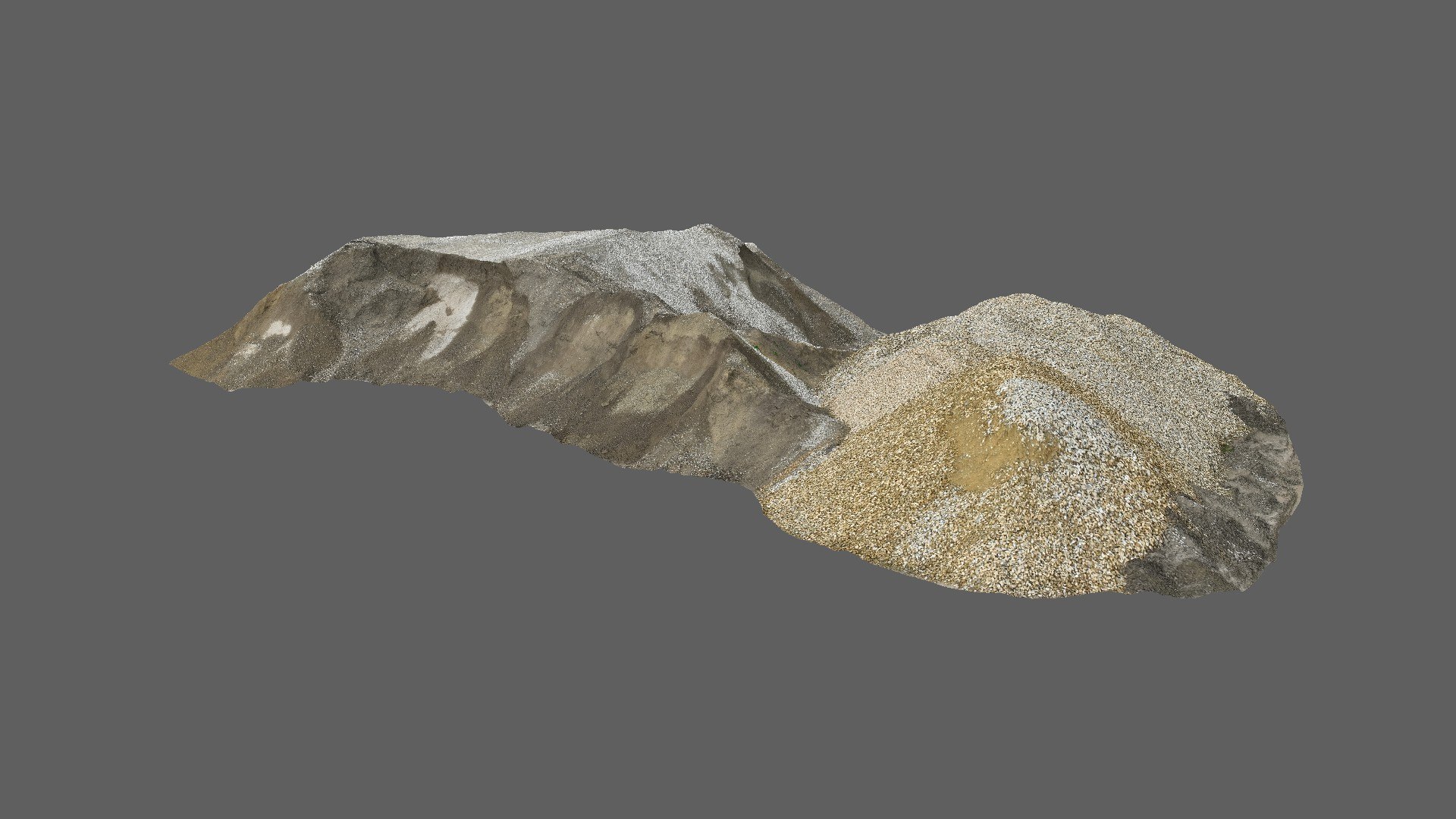 Pile Of Aggregates 22 3D Model - TurboSquid 2304349