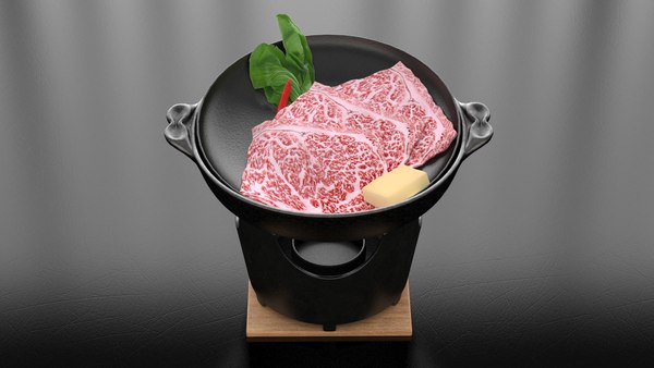 modelo 3d Olla de carne wagyu - TurboSquid 2160790
