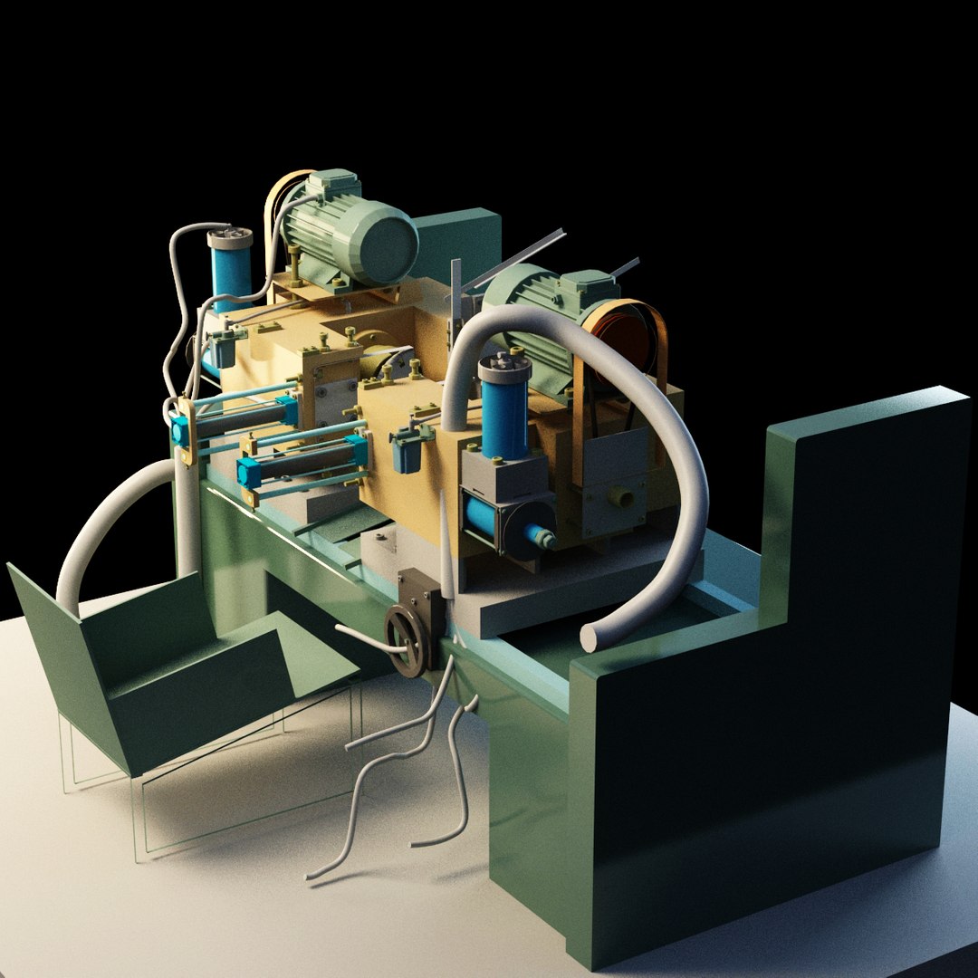 Lathe 3D Model - TurboSquid 1408225