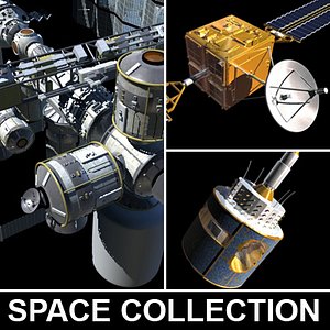 futuristic space station 3ds