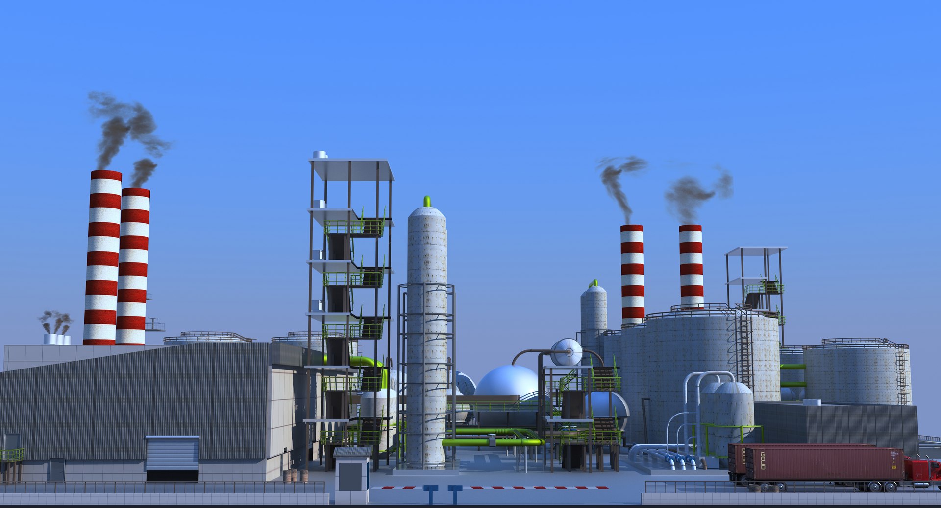 3D Factory Collection 3 Model - TurboSquid 2111173