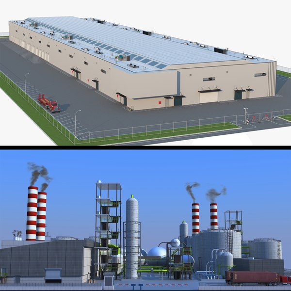Factory 3D Models for Download | TurboSquid