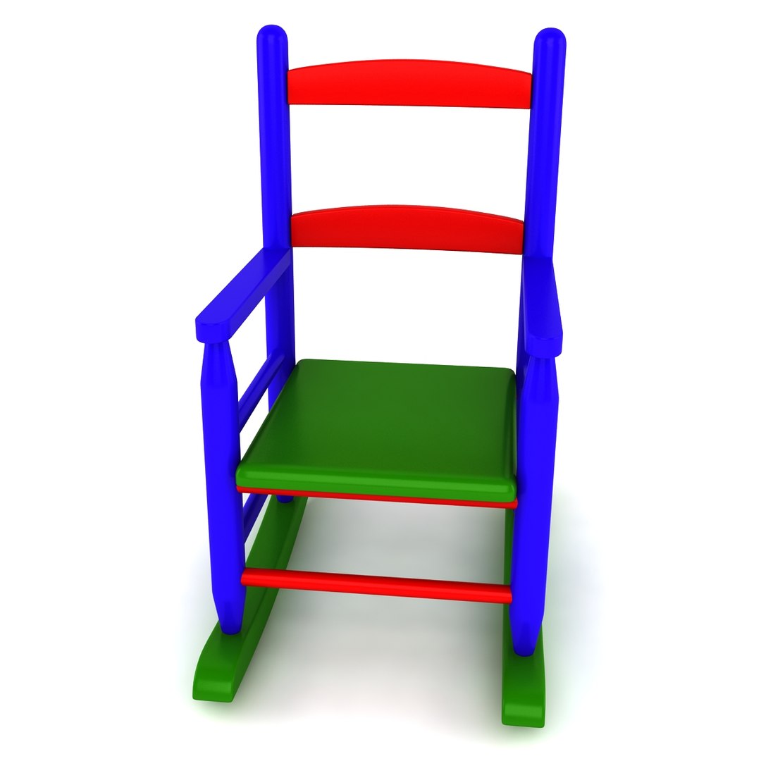Kids Rocking Chair 3d Dxf