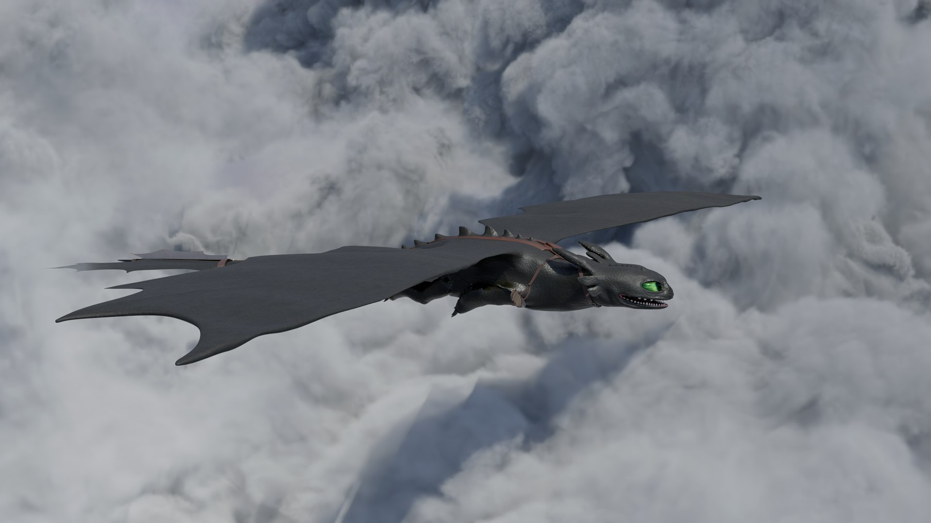 3D Dragon Toothless Model - TurboSquid 2224570