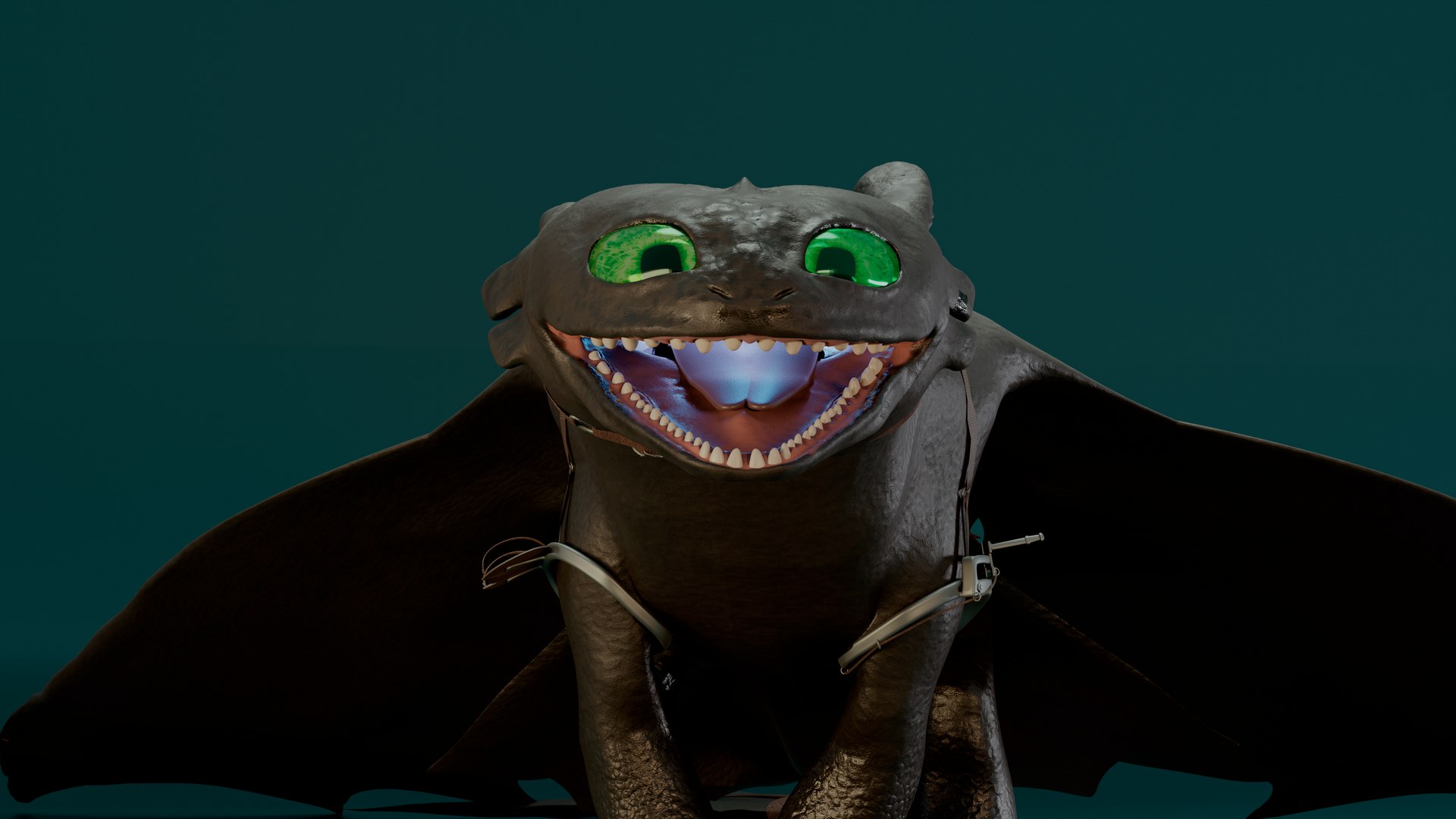 3D Dragon Toothless Model - TurboSquid 2224570