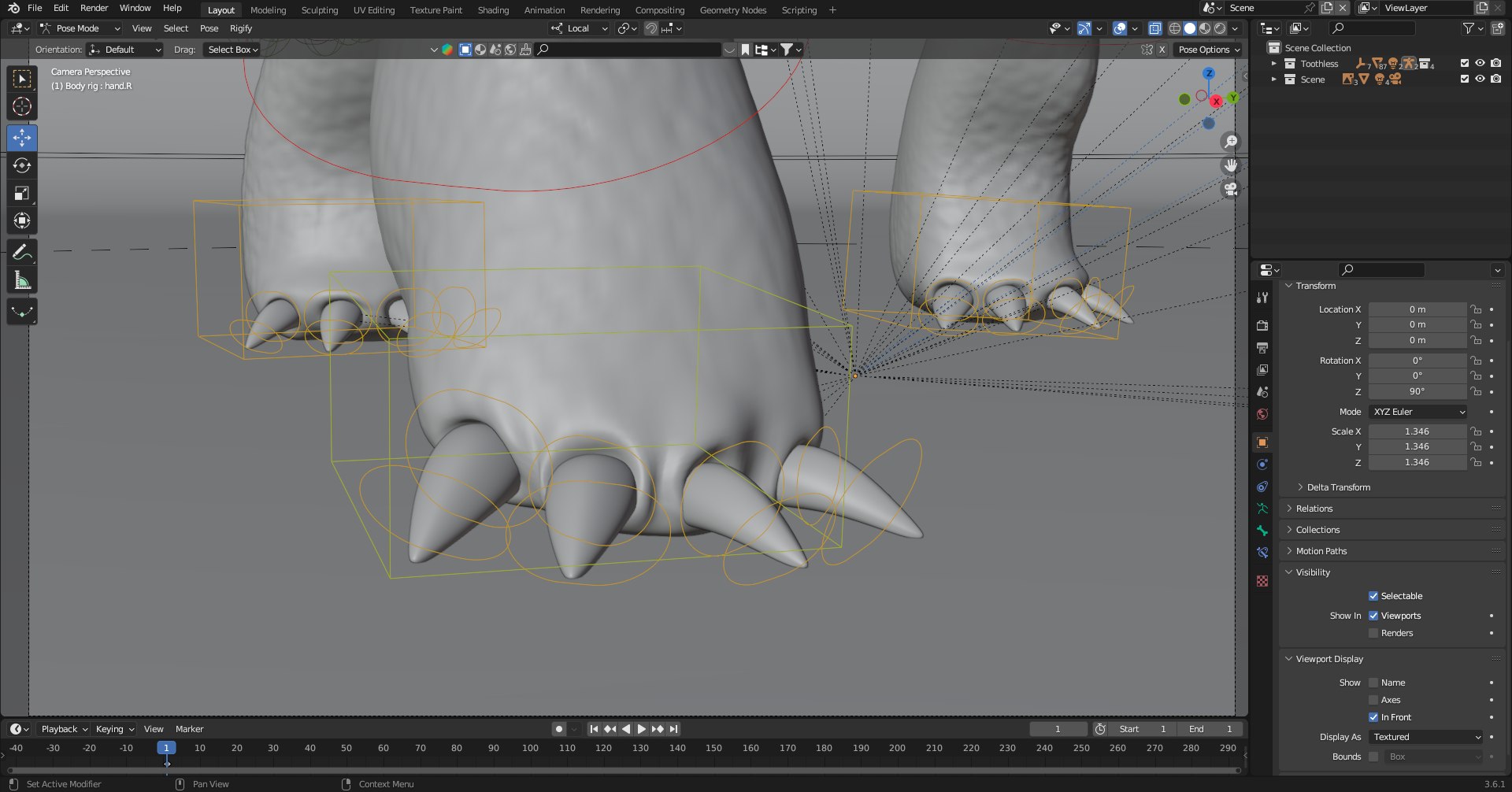 3D Dragon Toothless Model - TurboSquid 2224570