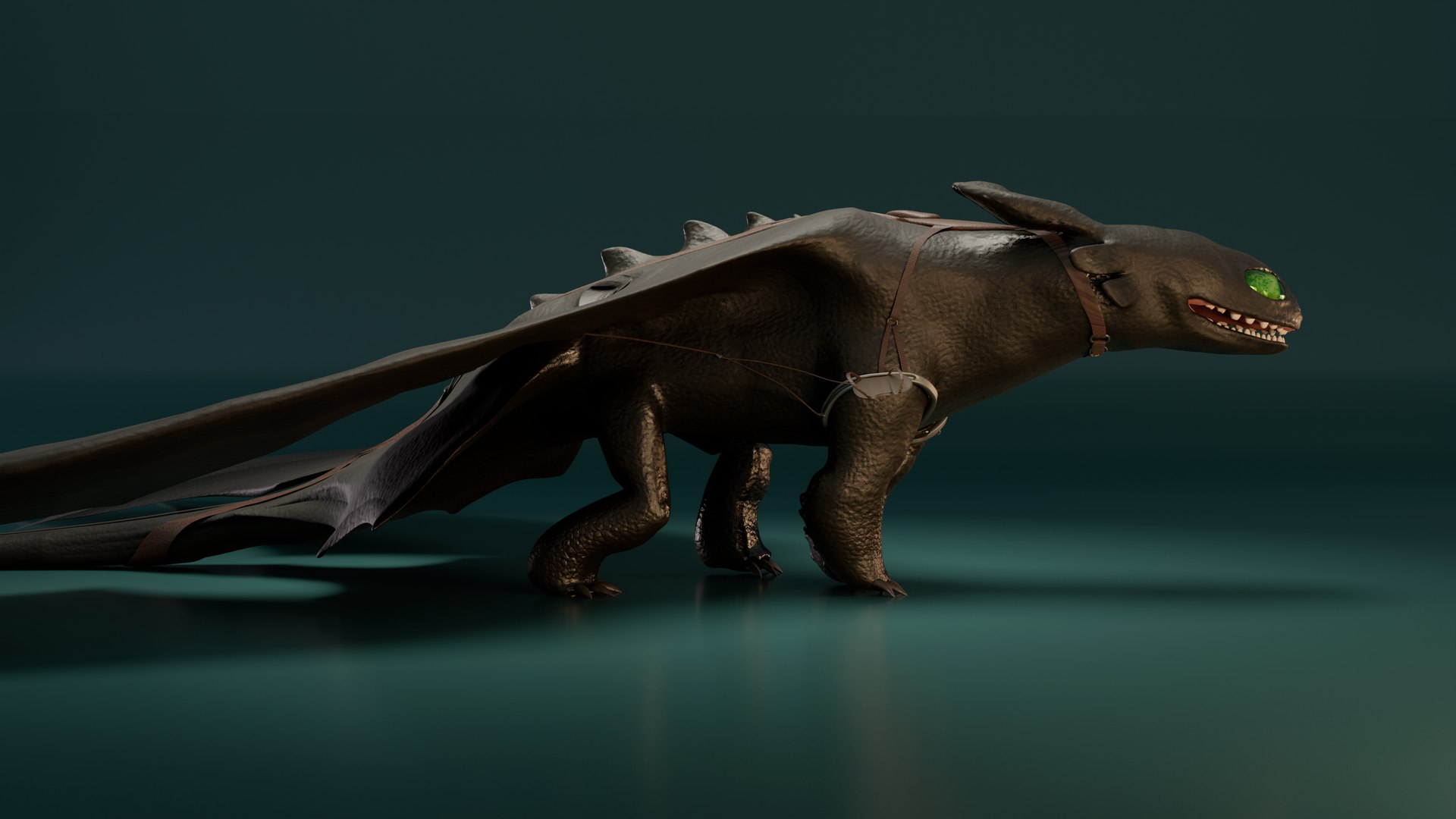 3D Dragon Toothless Model - TurboSquid 2224570