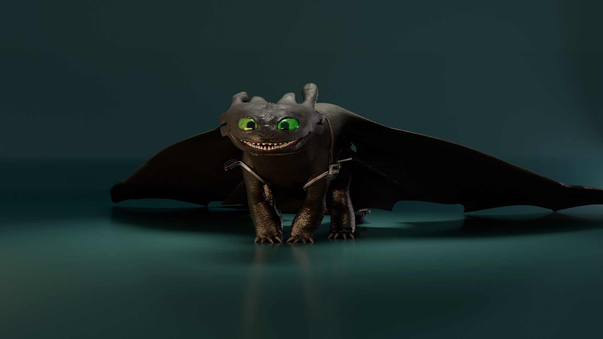3D Dragon Toothless Model - TurboSquid 2224570