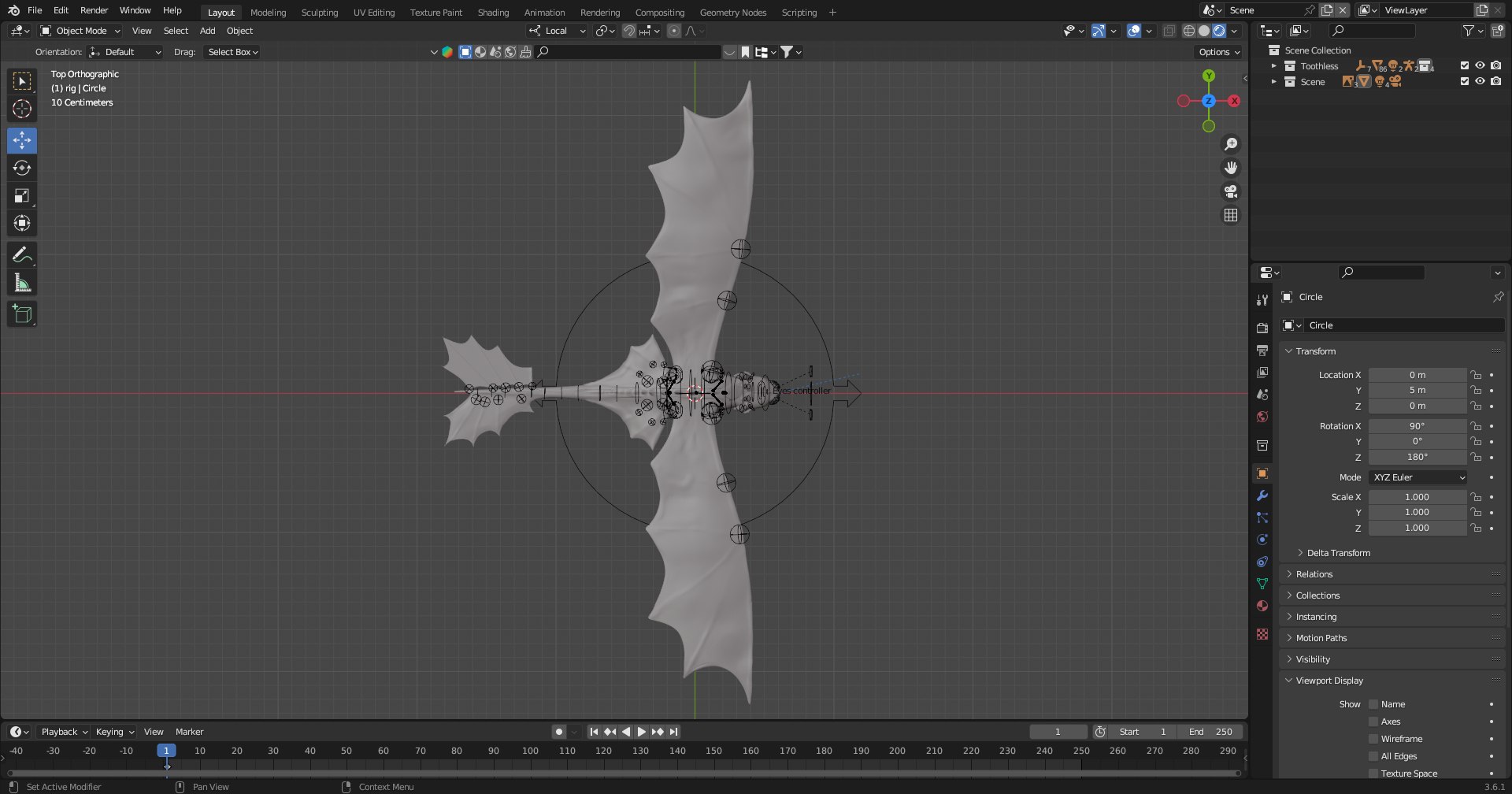 3D Dragon Toothless Model - TurboSquid 2224570
